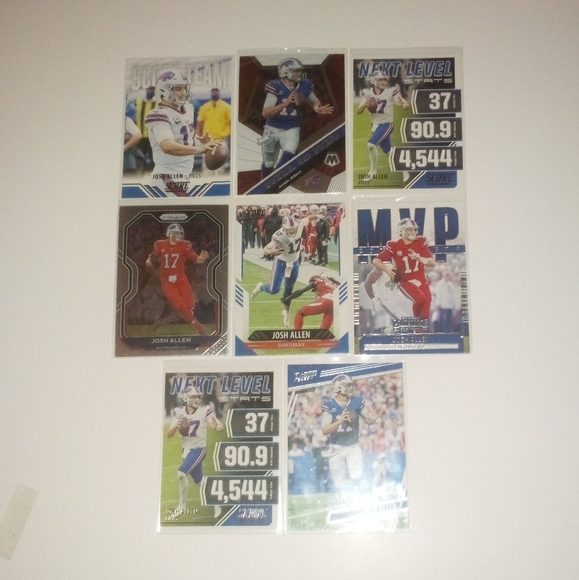 NFL | Other | Josh Allen Panini Nfl Football Card Lot Of 8 | Poshmark